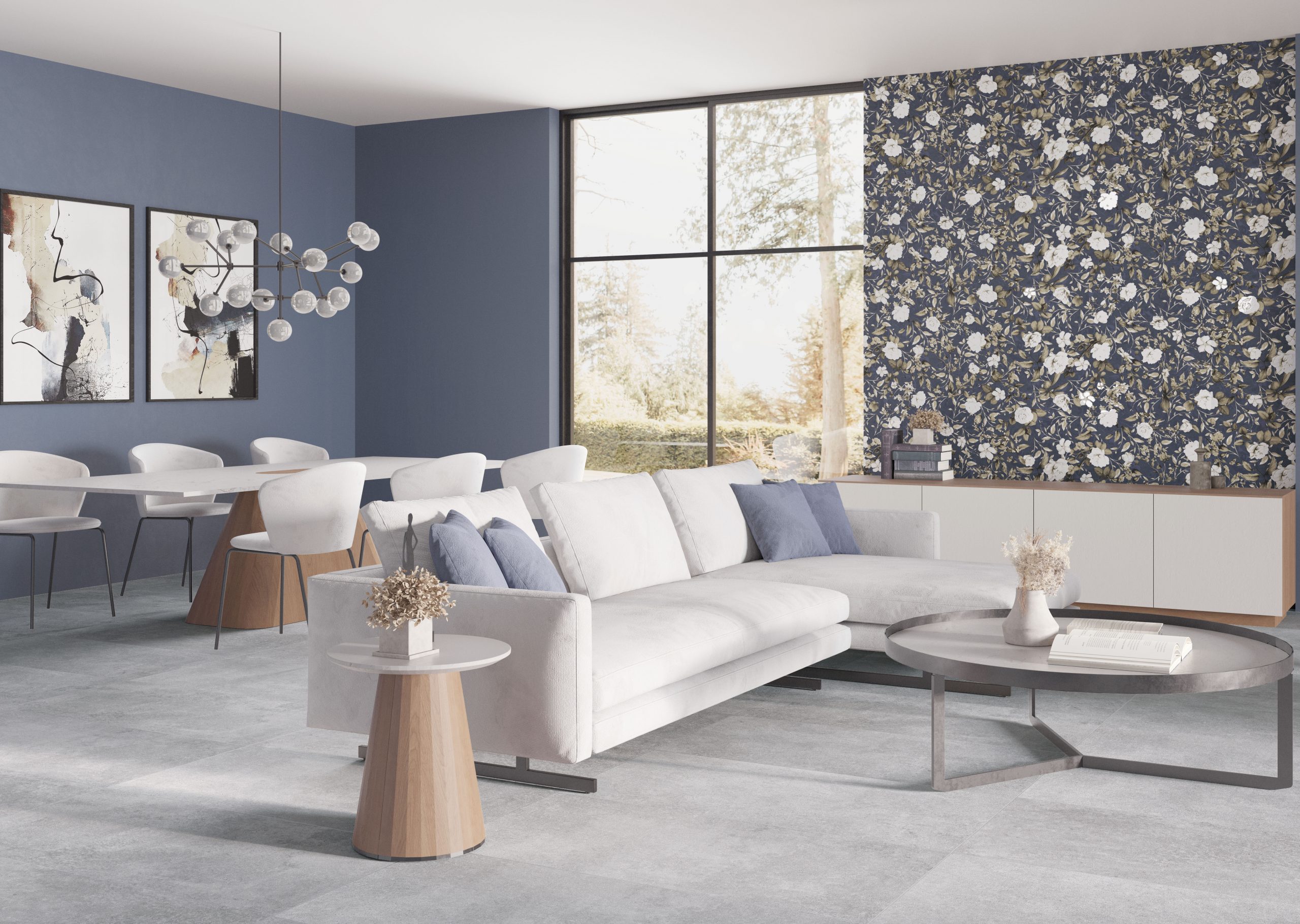 Catalog of Tiles for Living Room | Porcelánicos HDC